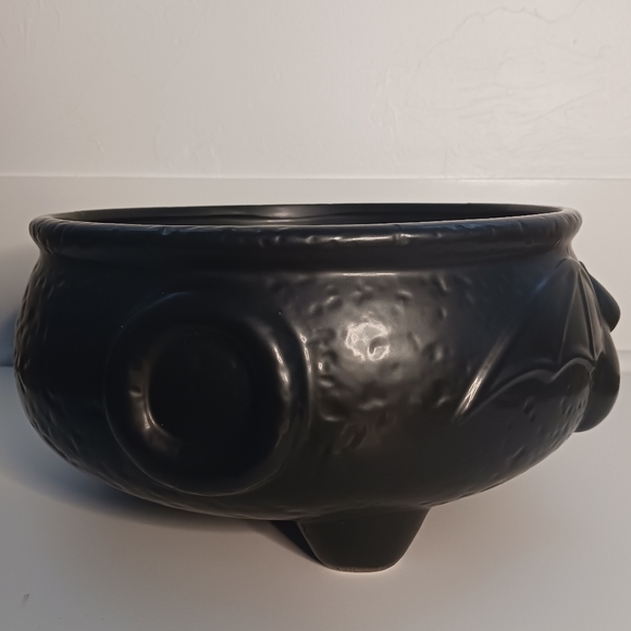 Holiday | 9 In Cauldron Black Ceramic With Bat | Poshmark